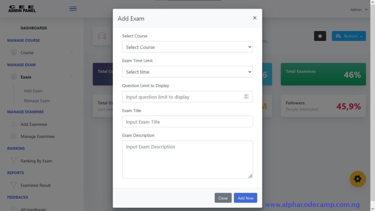 Online examination system in PHP - Get Downloadable web project source ...